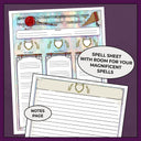 D&D 5e Bard Character Sheet, A Bards Adventure - Fillable PDF