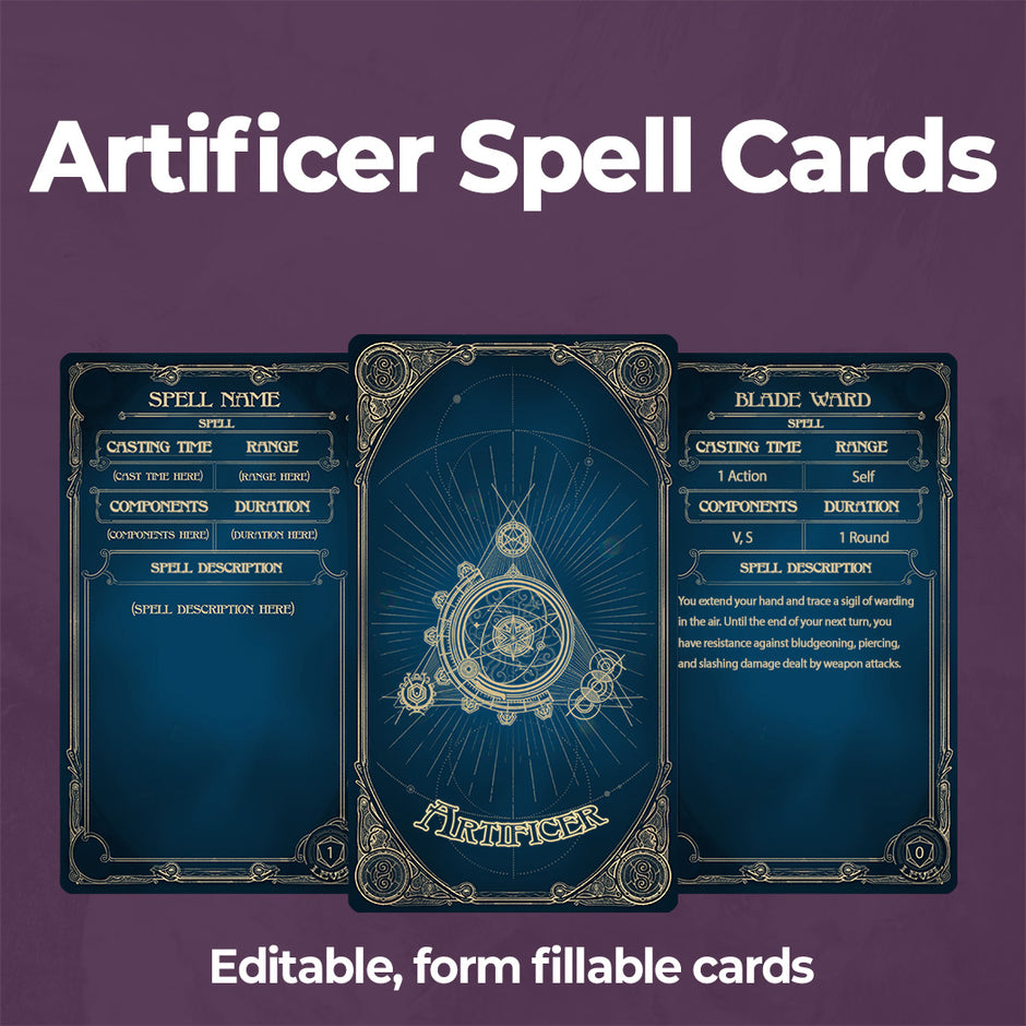 Armor Class - D&D 5e Character Sheets, Cheat Sheets & Spell Cards