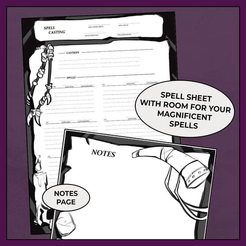 D&D 5e Barbarian Character Sheet, Primal Barbarian - Fillable PDF