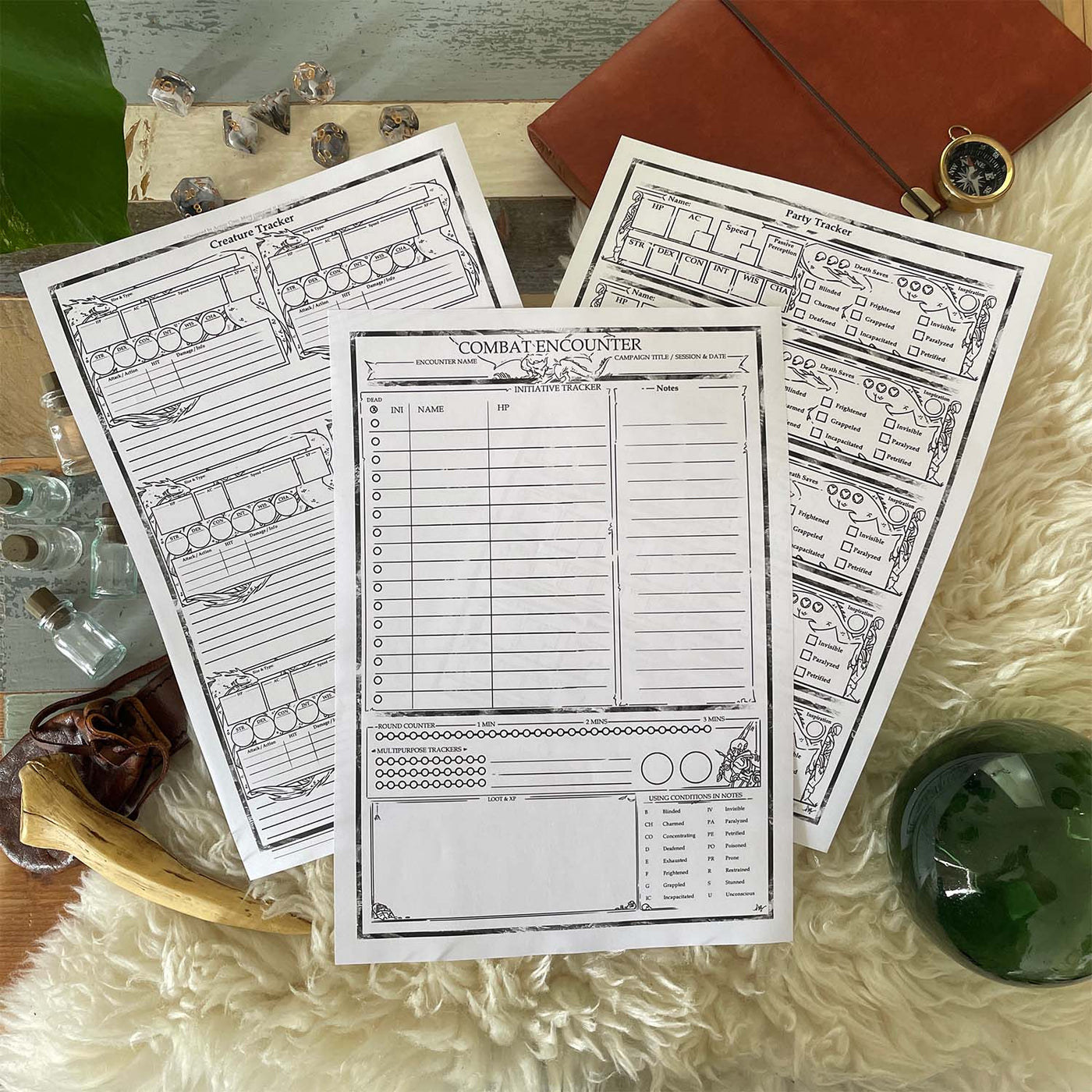 D&D Combat Encounter | D&D 5e Tool For DM | PDF