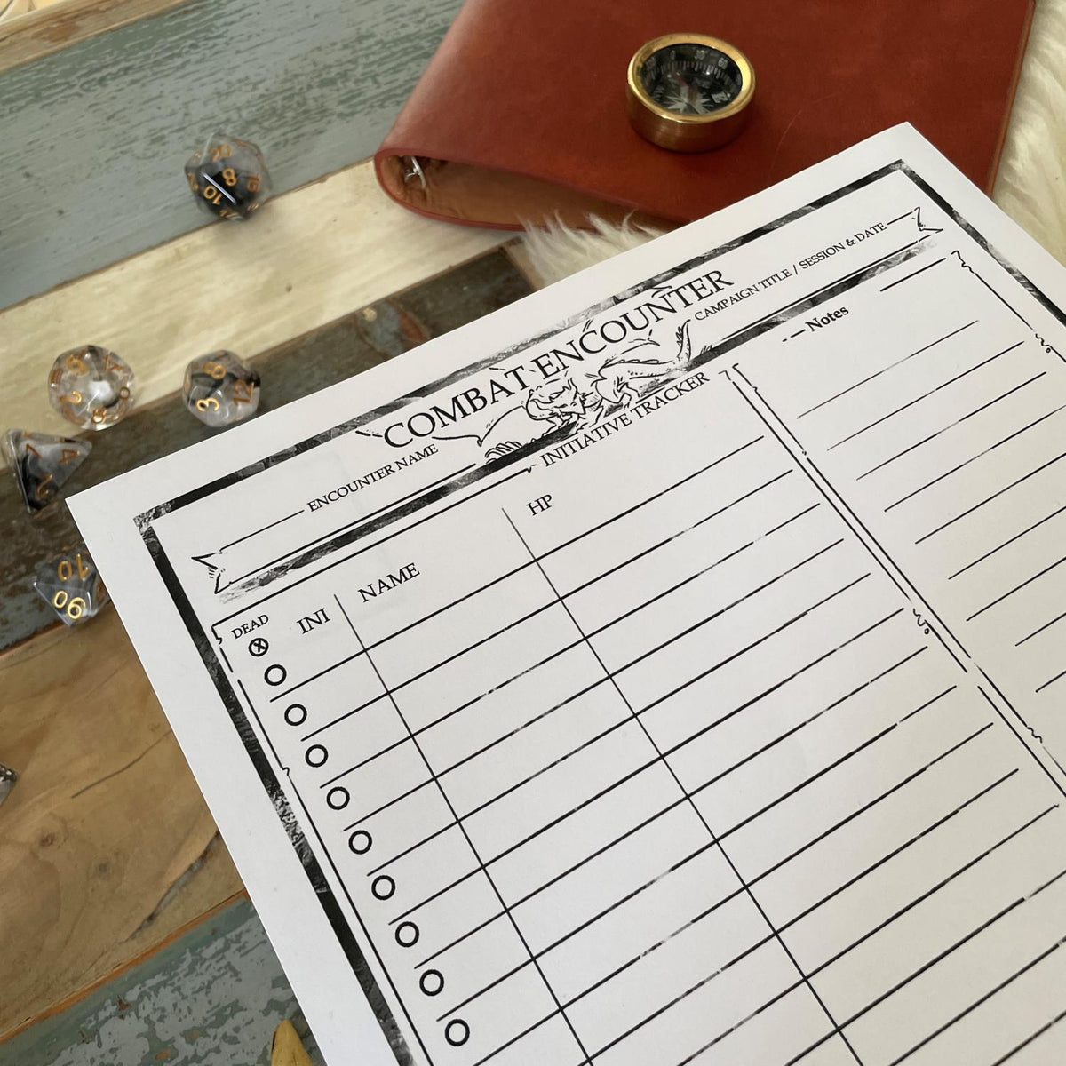 D&D Combat Encounter | D&D 5e Tool For DM | PDF