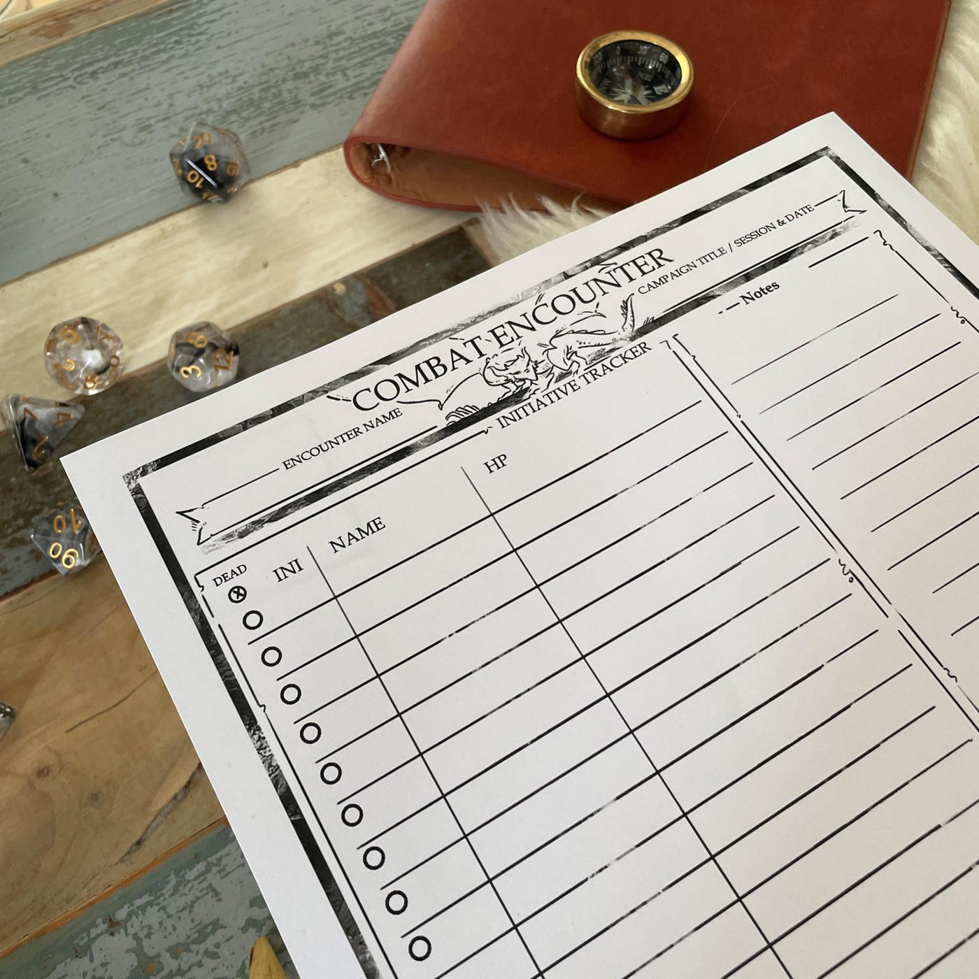 D&D Combat Encounter | D&D 5e Tool For DM | PDF