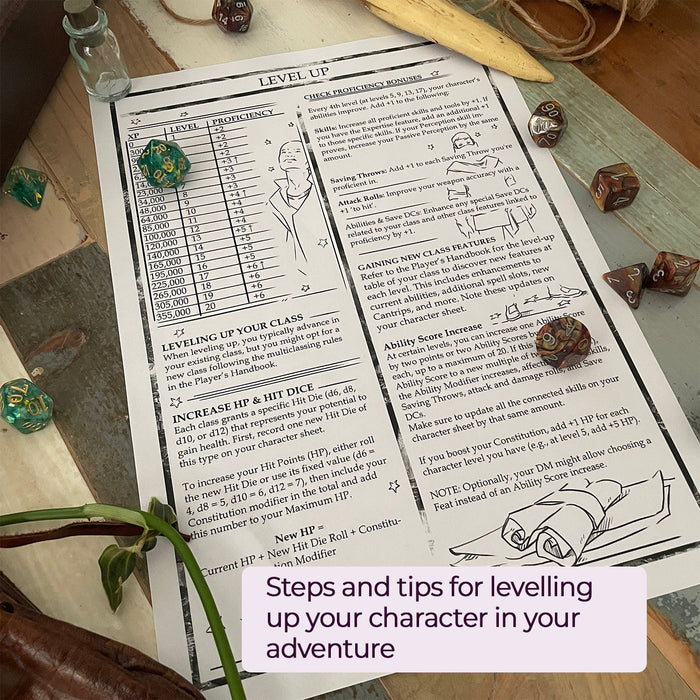 D&D 5e Character Creation & Level Up Guide