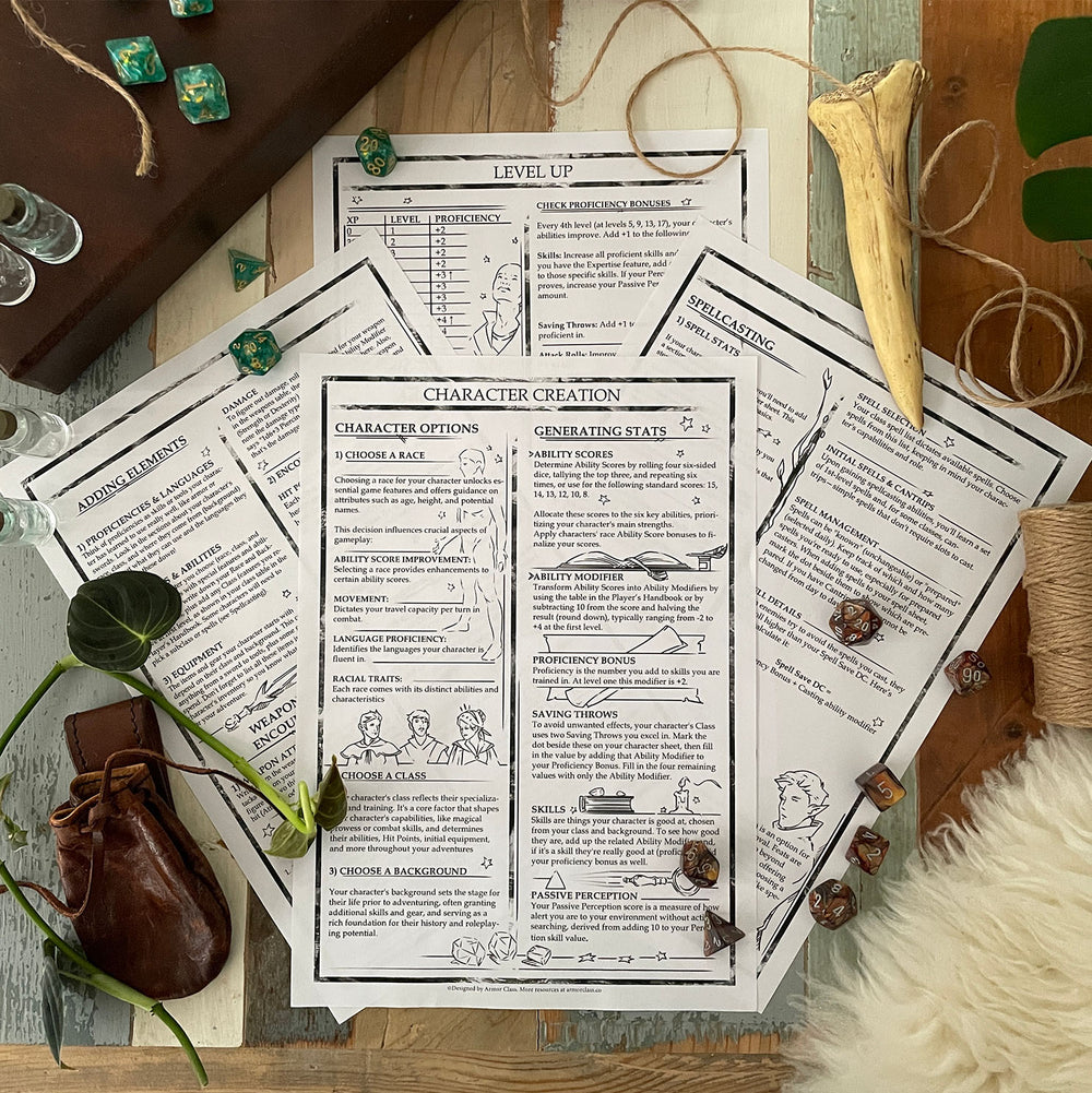 D&D 5e Character Creation & Level Up Guide