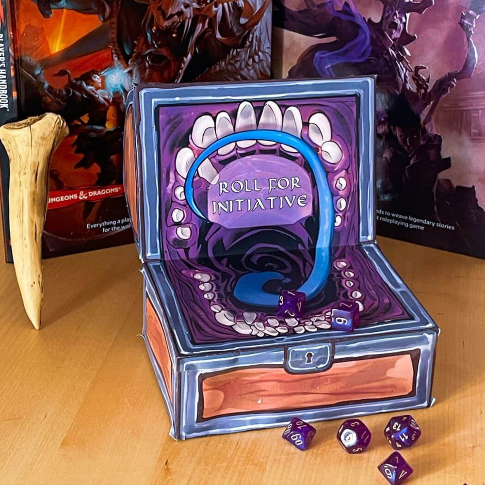 DnD 5e Loot & Mimic Chest - 3D Foldable, PDF Download