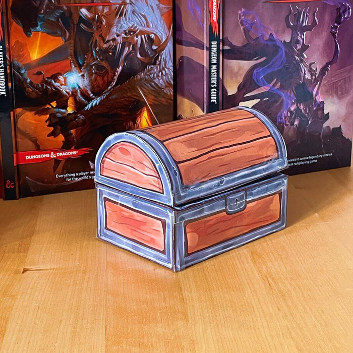 DnD 5e Loot & Mimic Chest - 3D Foldable, PDF Download
