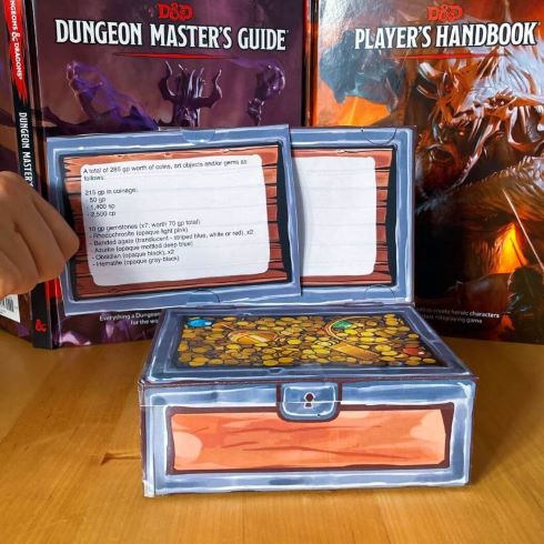 DnD 5e Loot & Mimic Chest - 3D Foldable, PDF Download – Armor Class