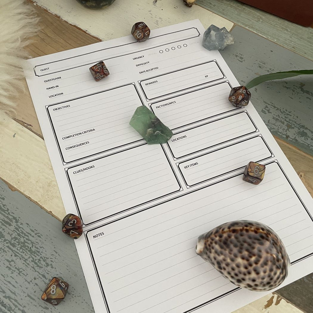 Dungeon Master's Session Planner | D&D 5e | PDF