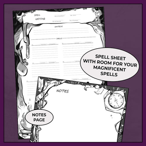 D&D 5e Ranger Character Sheet, Warriors of the Wilderness - Fillable PDF