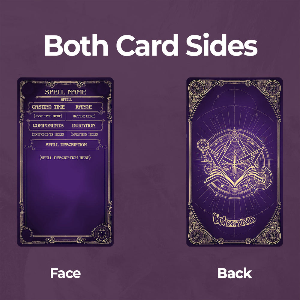 DnD 5e Spell Cards | Instantly Downloadable PDF's