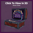 DnD 5e Loot & Mimic Chest - 3D Foldable, PDF Download