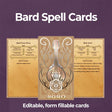 Eldritch | Spell Cards Bundle - 5e Spell Cards - Fillable PDF