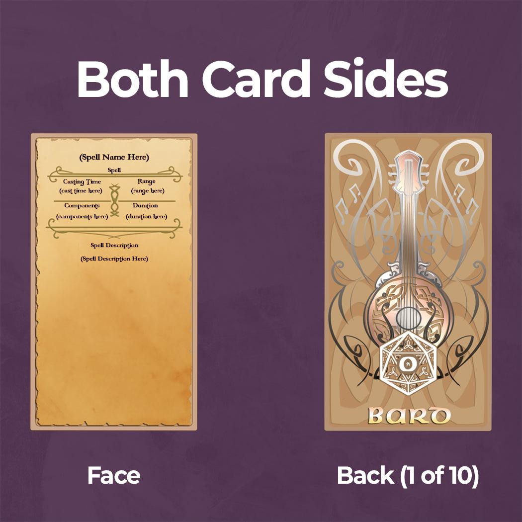 Bard Spell Cards - D&D 5e Spell Cards - Fillable PDF – Armor Class