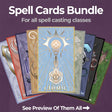 Eldritch | Spell Cards Bundle - 5e Spell Cards - Fillable PDF