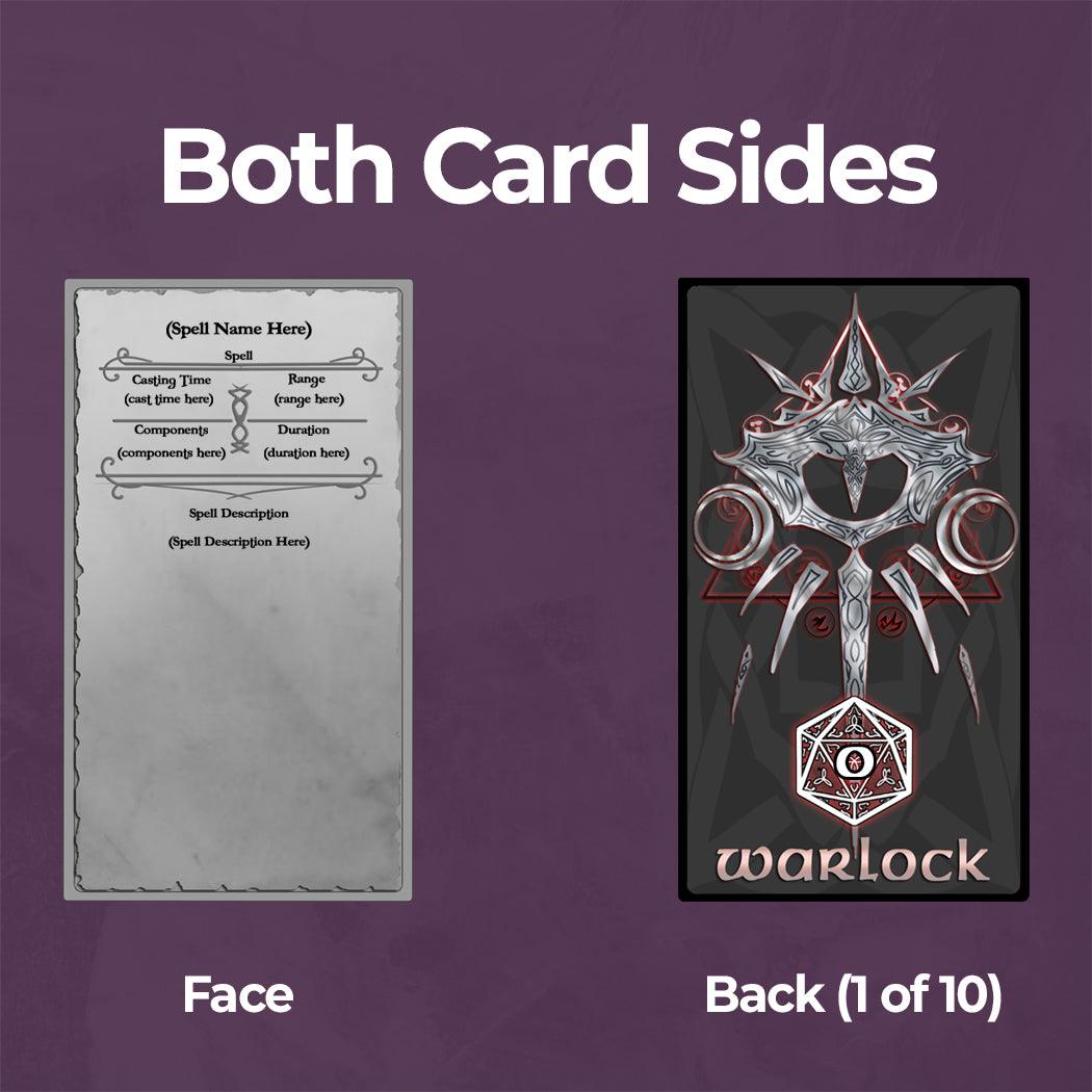 Warlock Spell Cards - D&D 5e Spell Cards - Fillable PDF – Armor Class